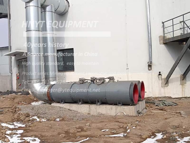 30kw Explosion-Proof Axial Flow Ventilator Fan Installed for Factory ...